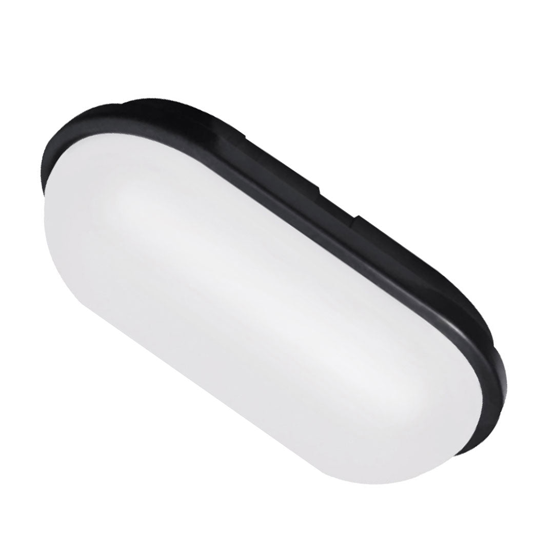 Black Oval LED Warm White Bulkhead 20 Watts – Tronic Kenya