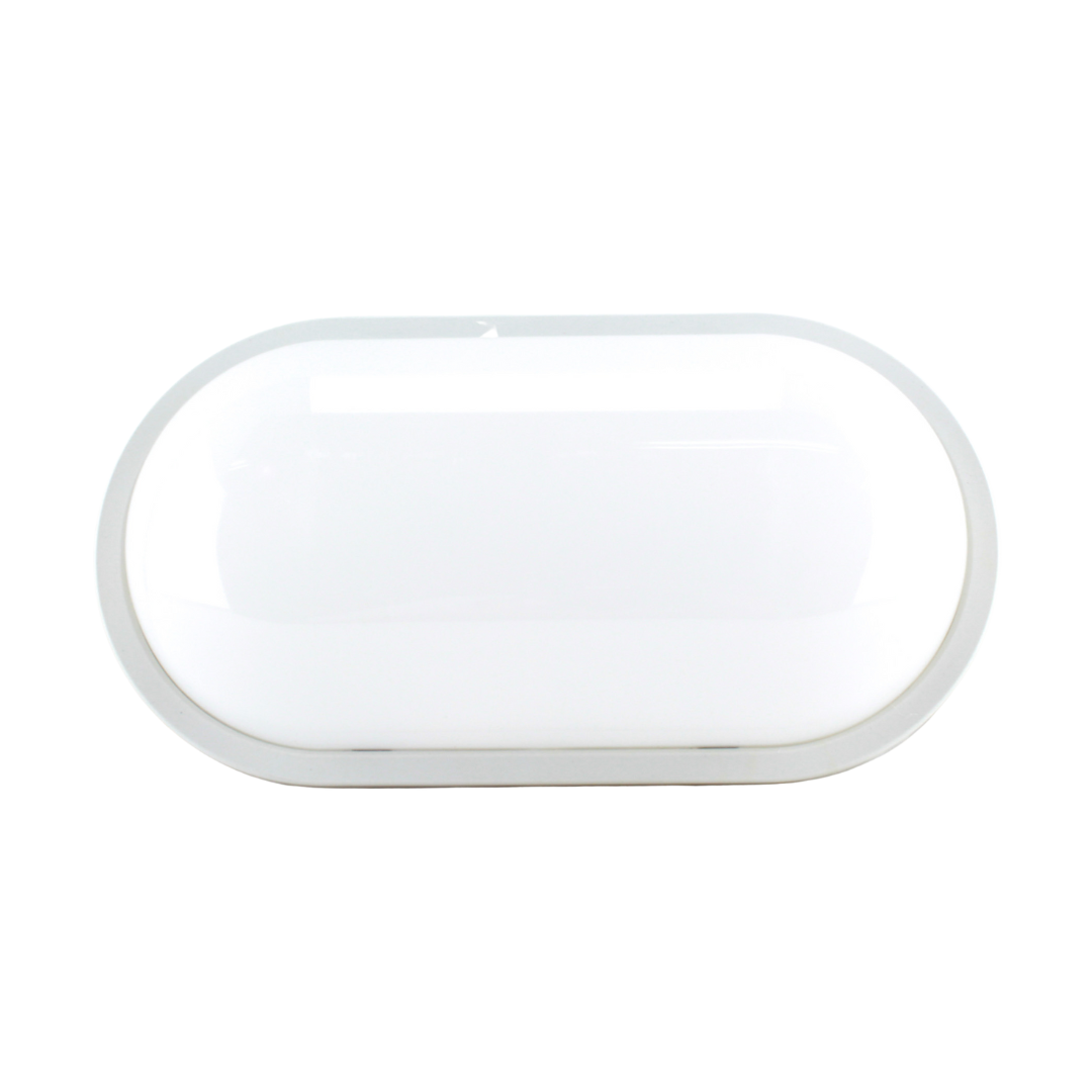 White Oval Waterproof LED Warm White Bulkhead 20 Watts – Tronic Kenya