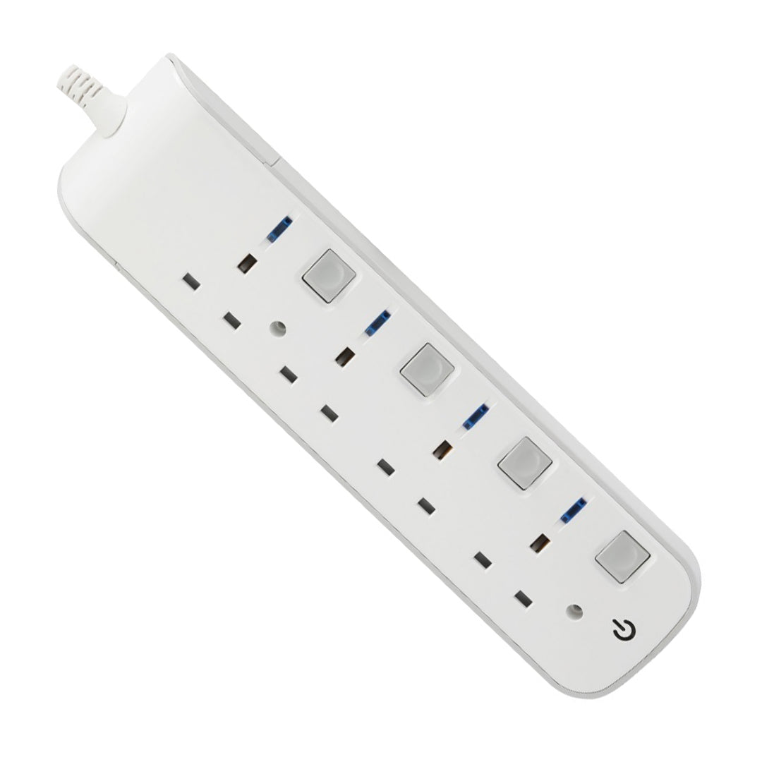 4-Way Extension Socket with Switches & Neon – Tronic Kenya