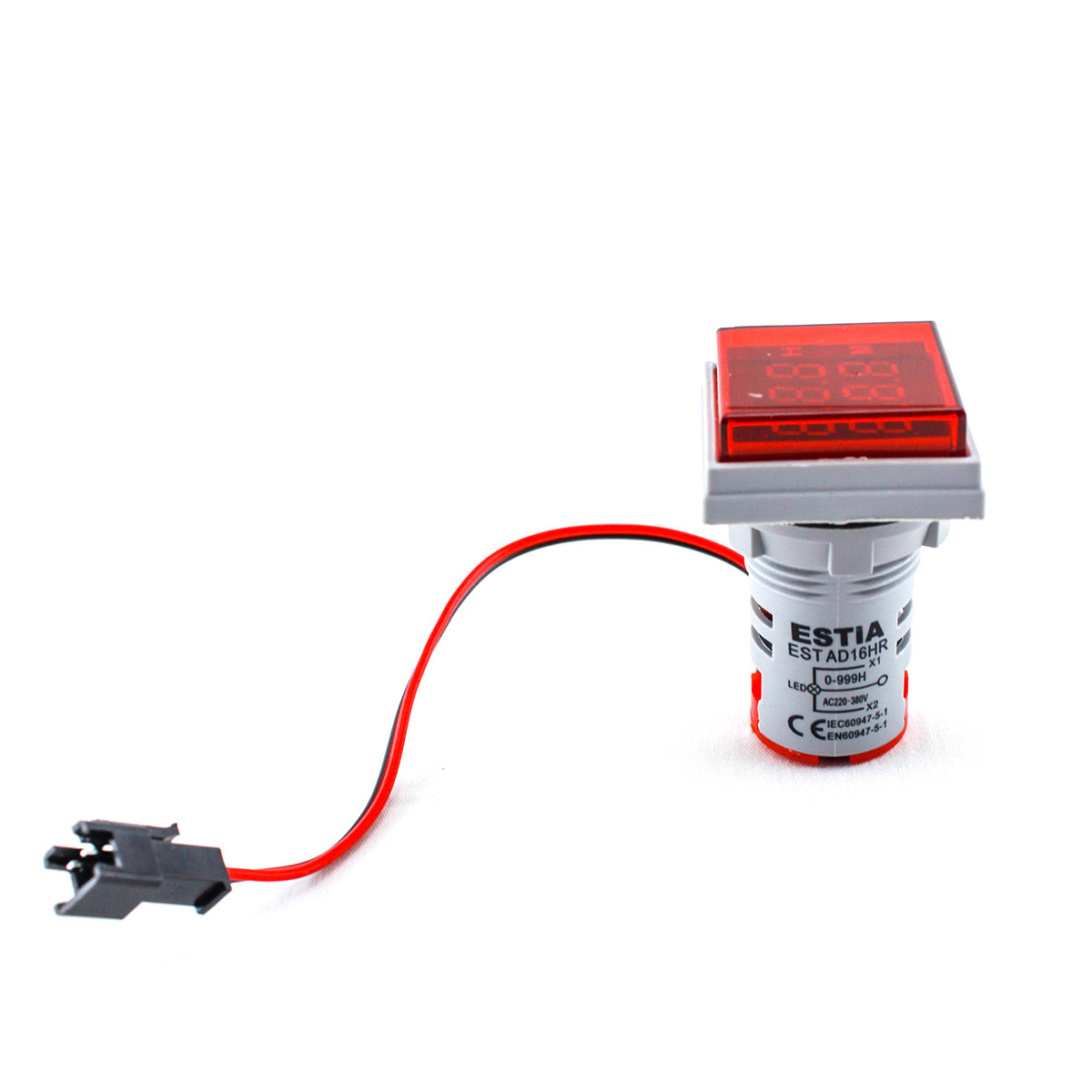 Square Digital Hour Meter Indicator - Red LED – Tronic Kenya