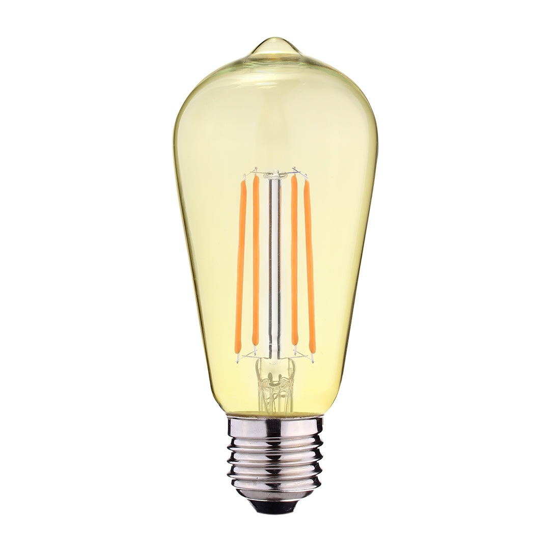 Amber LED Filament Bulb – 8W, Warm White 2500K (E27) – Tronic Kenya