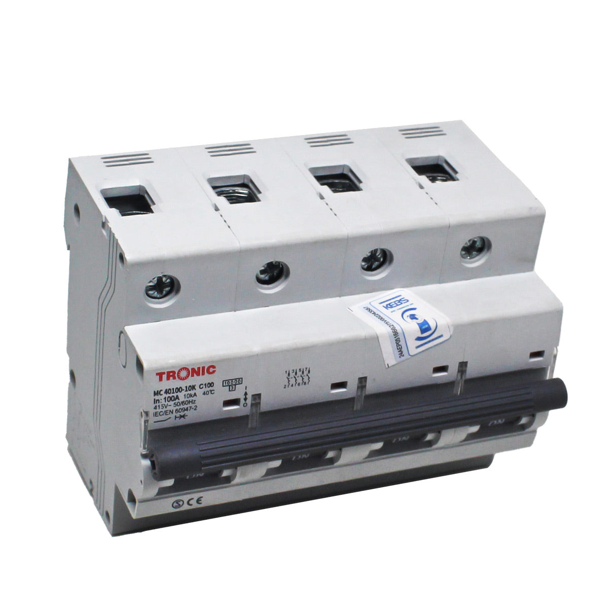 Tronic MCB TPN 100A 10K MC 40100-10K – Tronic Kenya