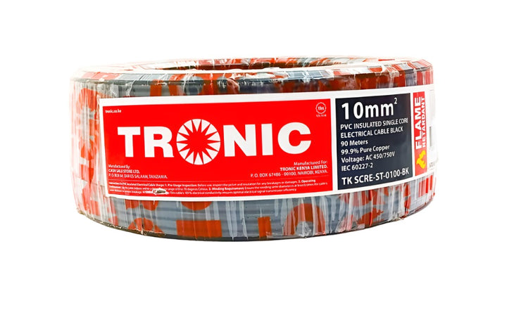Single Core Cable - 10mm Black – Tronic Kenya