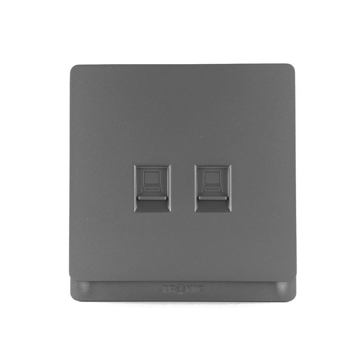 Dual CAT 6 Data Socket – Grey | Fast, Reliable & Modern Networking ...