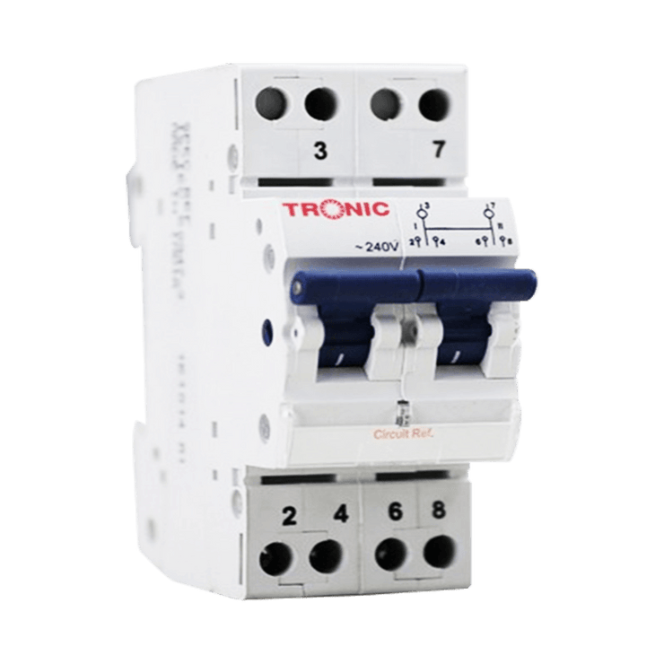 Mini Changeover Switch Single Pole 40Amps – Tronic Kenya