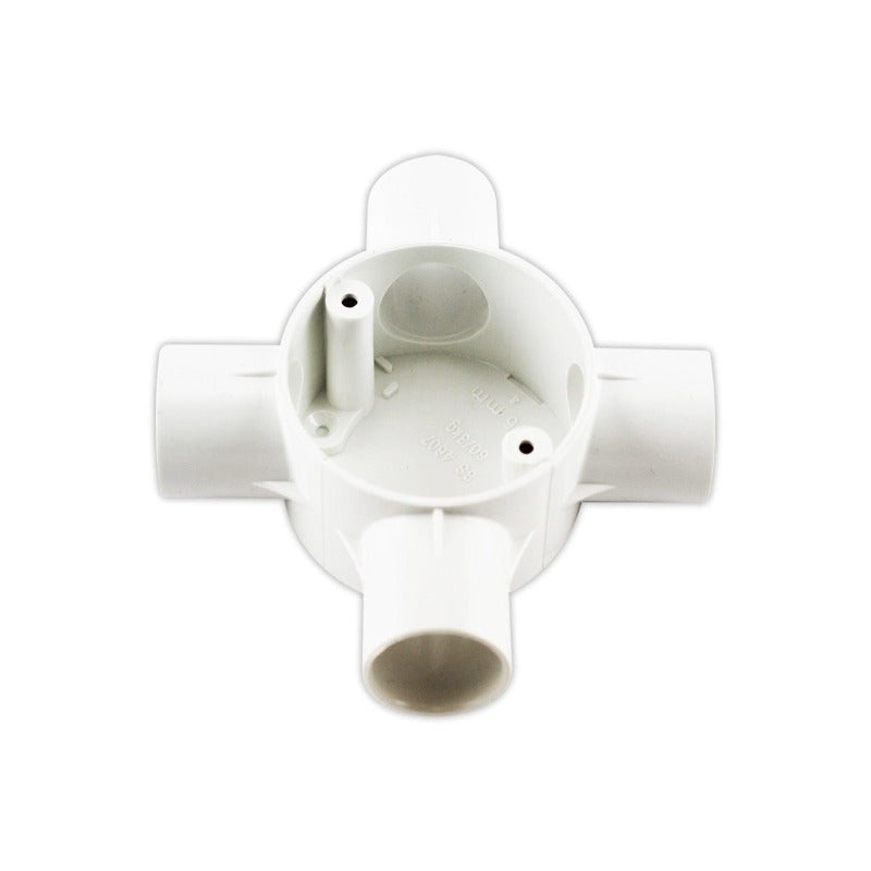 Junction Circular Box 4 Way - 20mm – Tronic Kenya