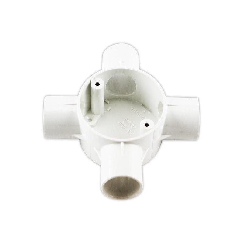 Junction Circular Box 4 Way - 25mm – Tronic Kenya