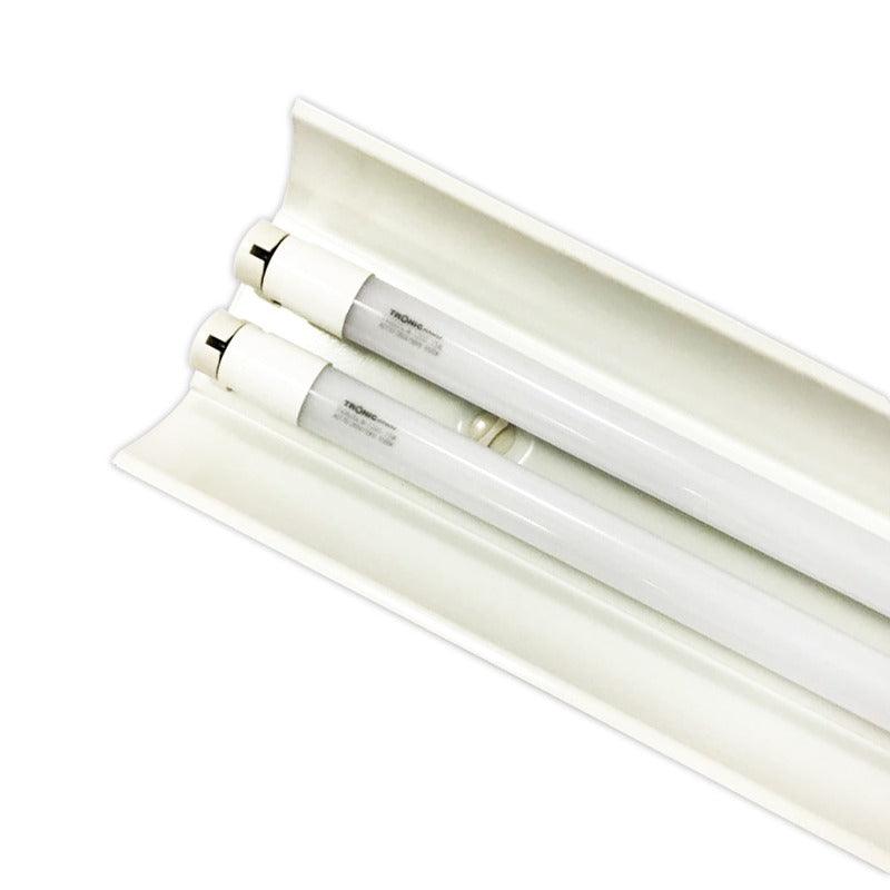 Double Open Channel T8 Tube Light With Reflector – Tronic Kenya