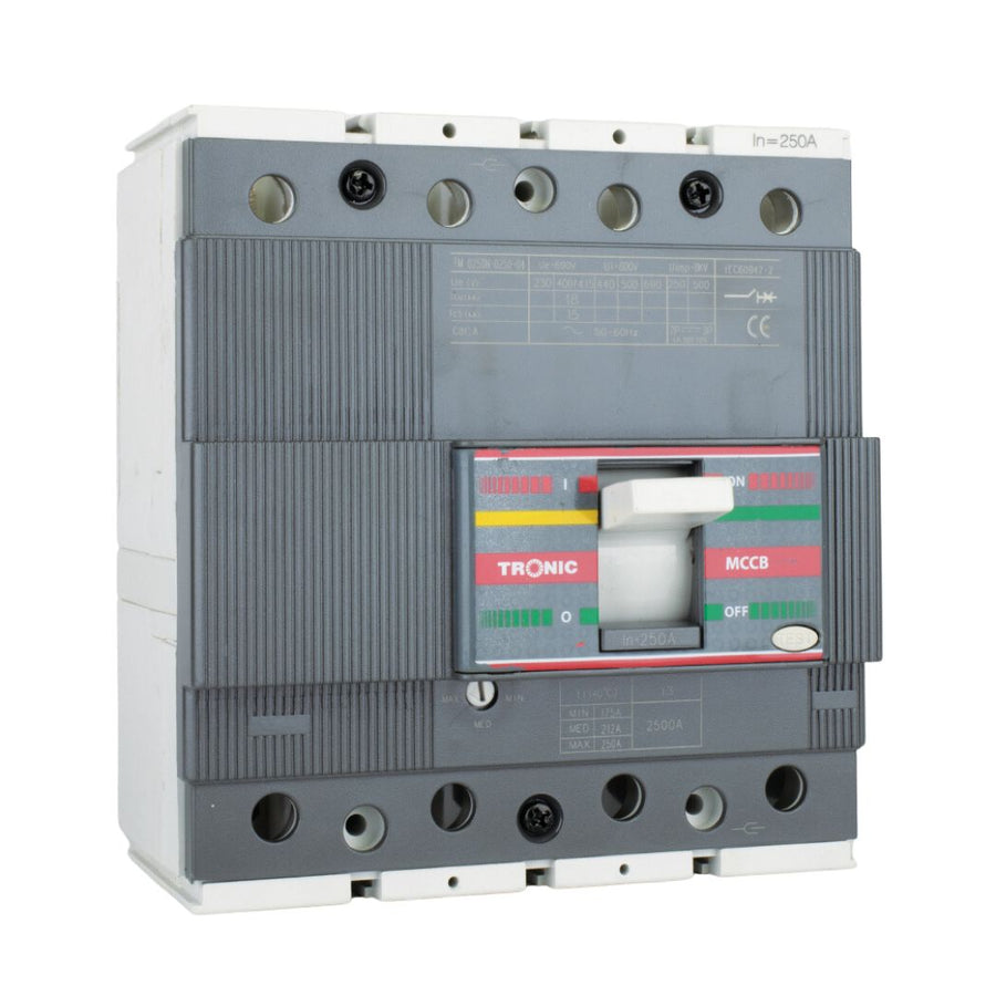 MCCB 250 Amps 4 Pole Adjustable – Tronic Kenya