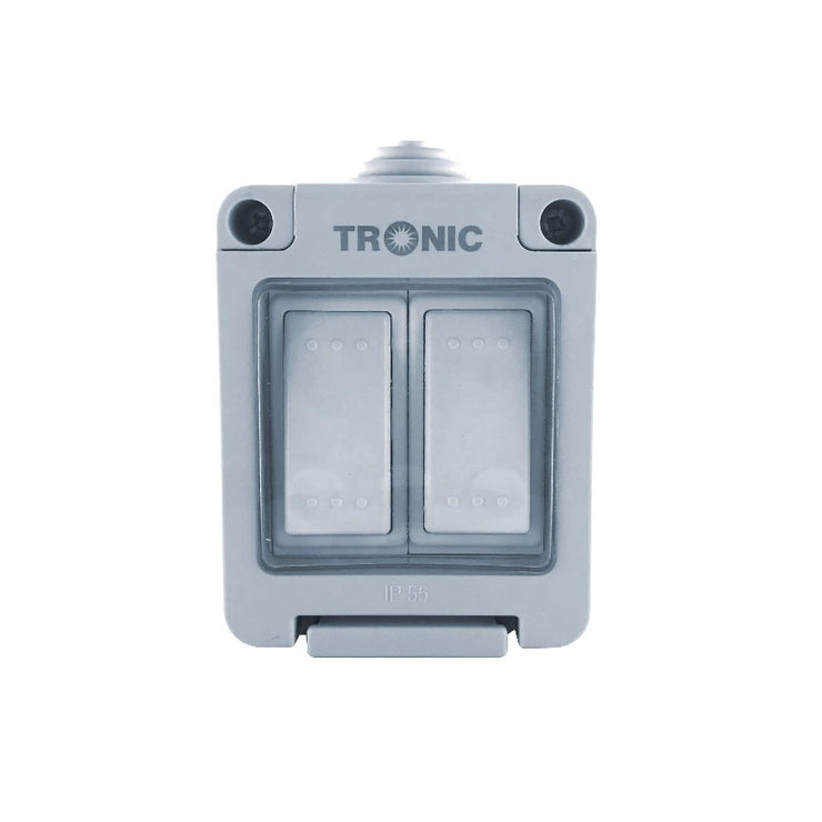 Waterproof 2 Gang 2 Way Switch – Tronic Kenya