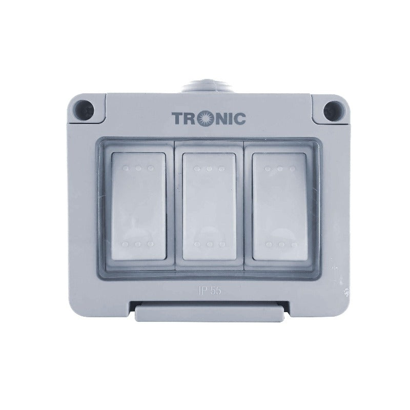 Waterproof 3 Gang 2 Way Switch – Tronic Kenya