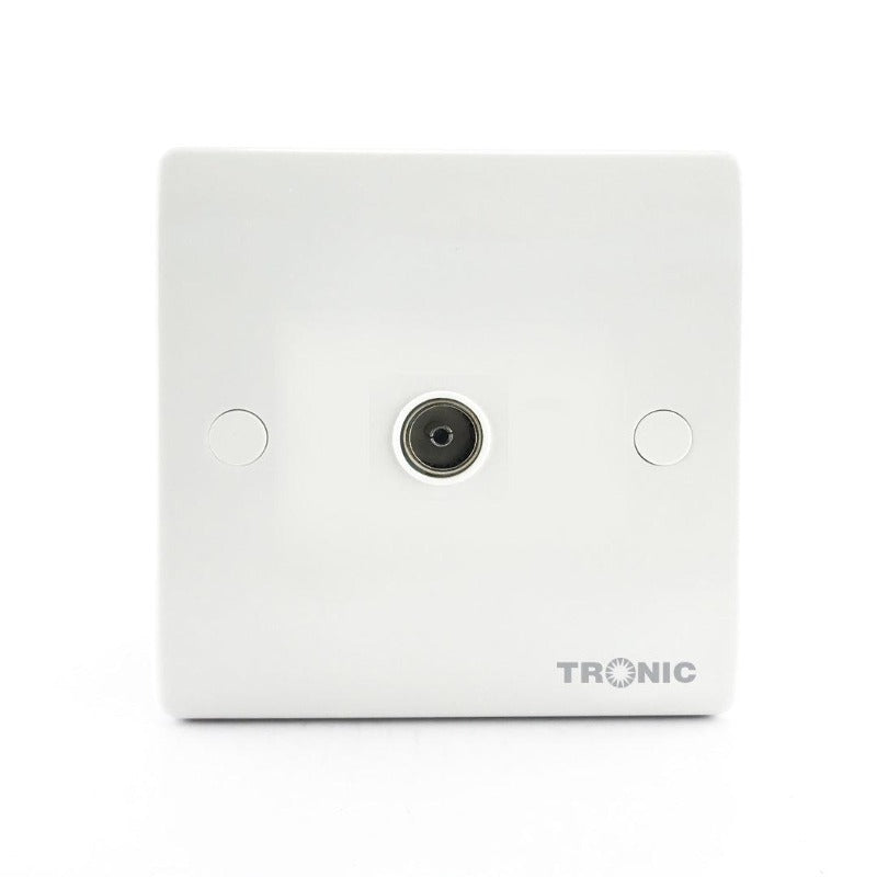 Television Slim 1 Gang Socket – Tronic Kenya